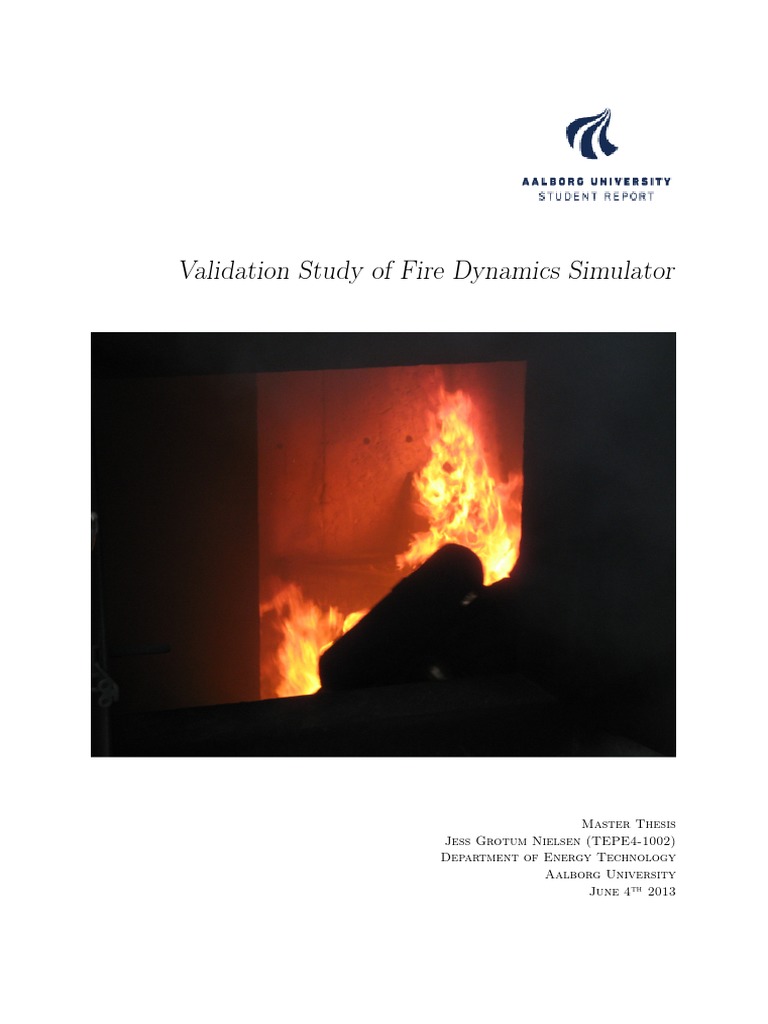 Validation Study of Fire Dynamics Simulator PDF | Download Free PDF ...