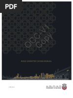 Geometric Design Manual For Dubai | PDF