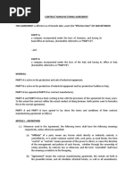 Import Contract Template Sample | PDF | Private Law | Justice