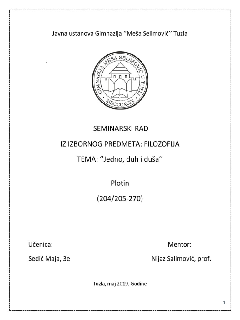 Seminarski | PDF