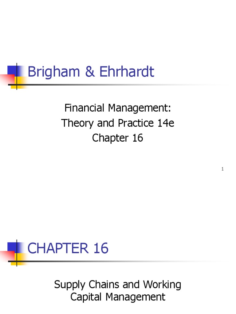 Brigham & Ehrhardt: Financial Management: Theory and Practice 14e | PDF ...