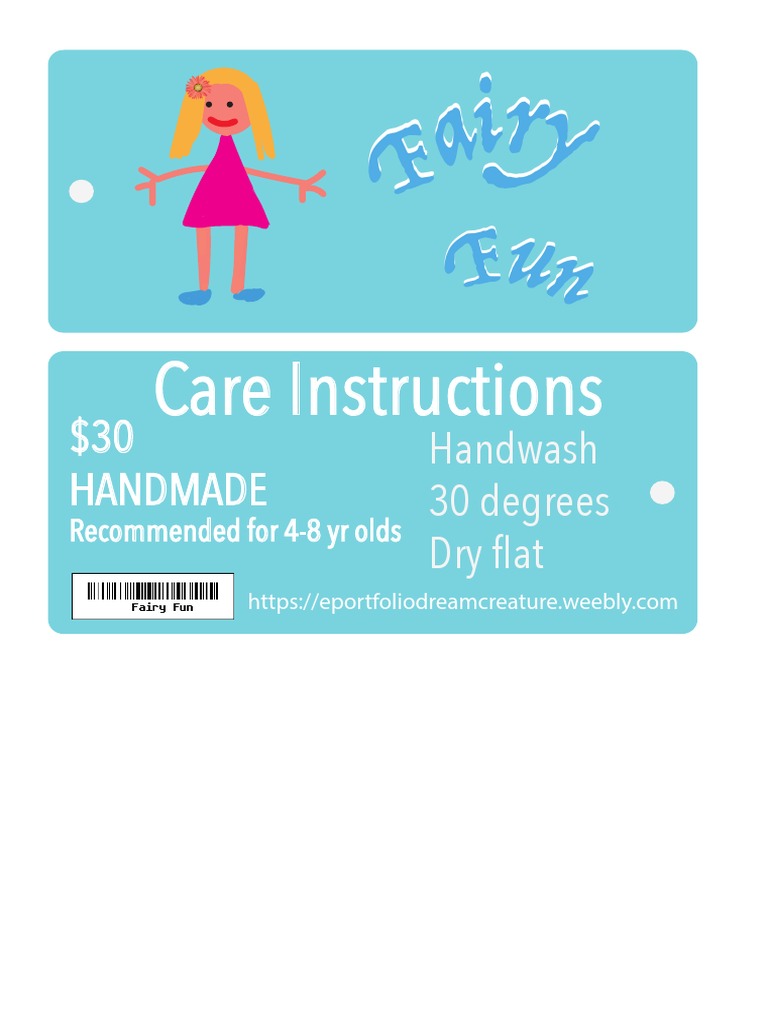 Tech Fairy Care Instructions | PDF | Home & Garden