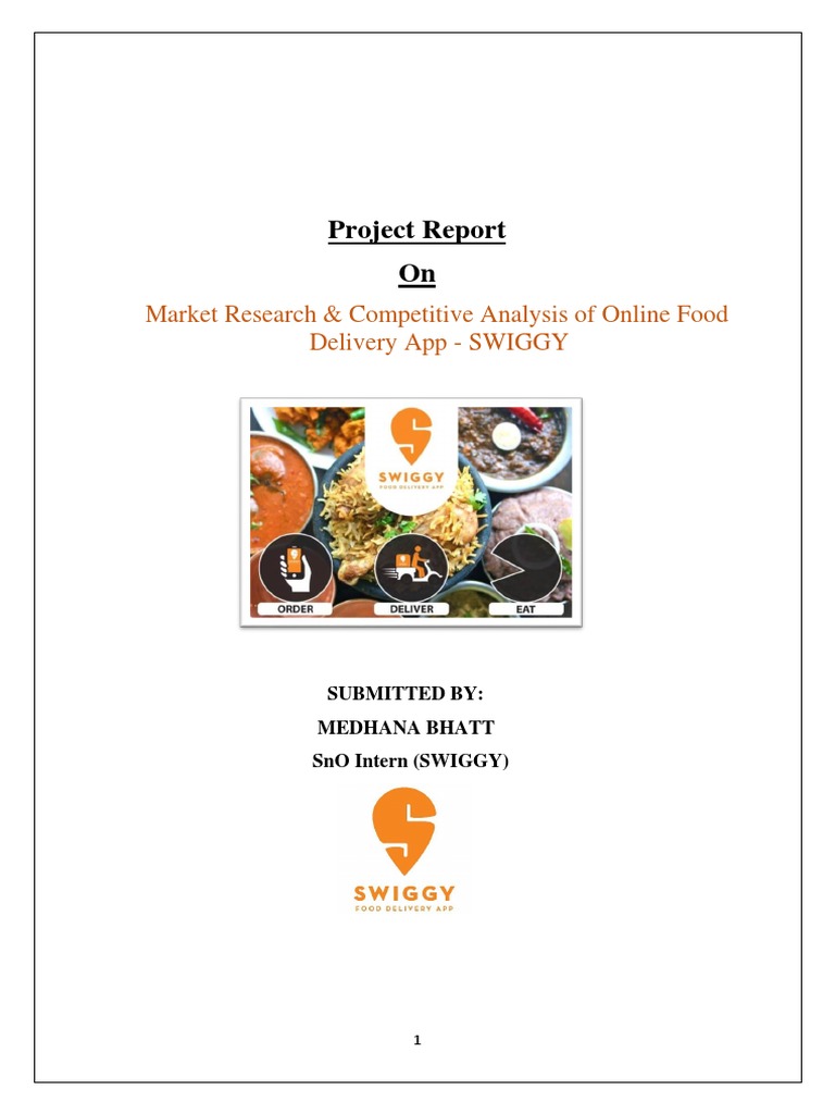 Swiggy Project T2 | PDF | Business | Foods
