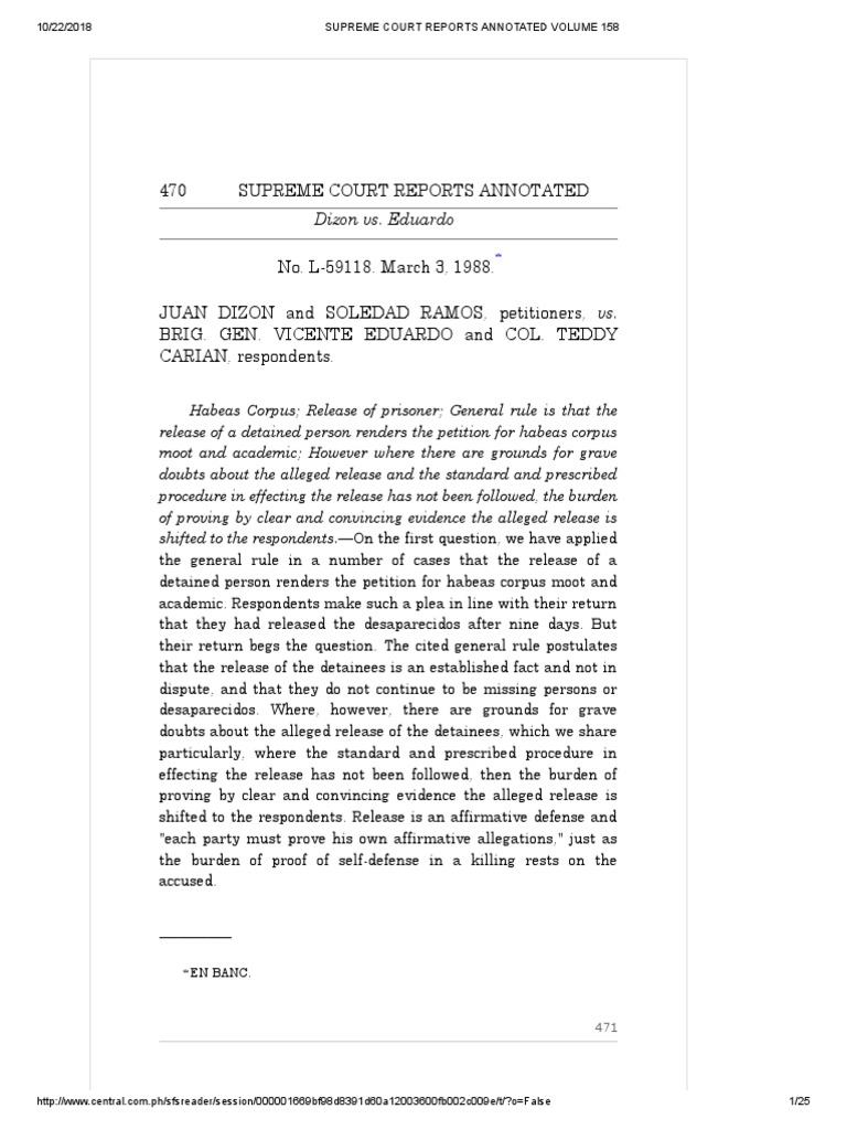 Dizon Vs Eduardo | PDF | Military Justice | Burden Of Proof (Law)