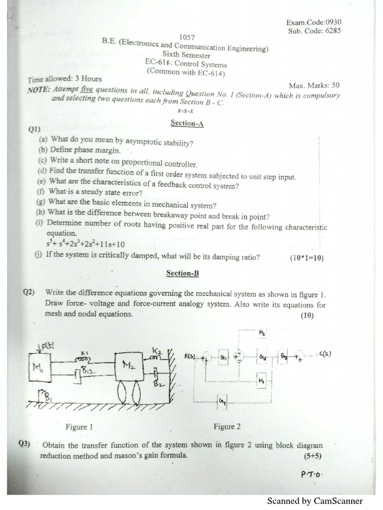 Control Systems 1 | PDF