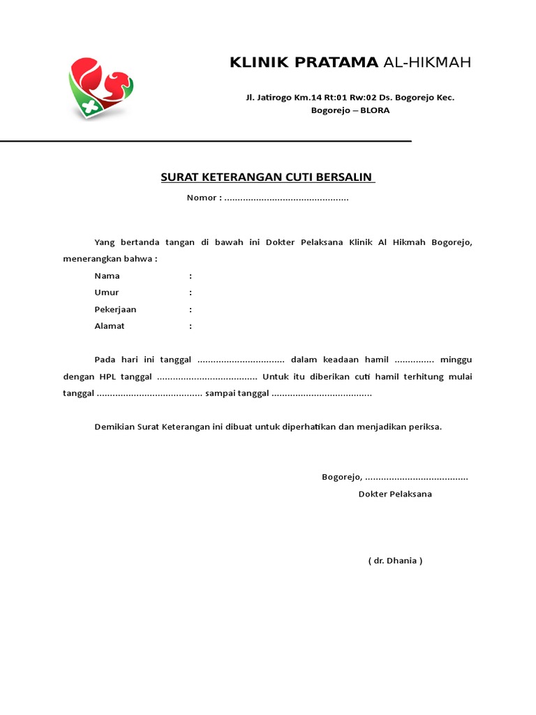Format Cuti | PDF | Kesehatan Holistik | Gaya Hidup