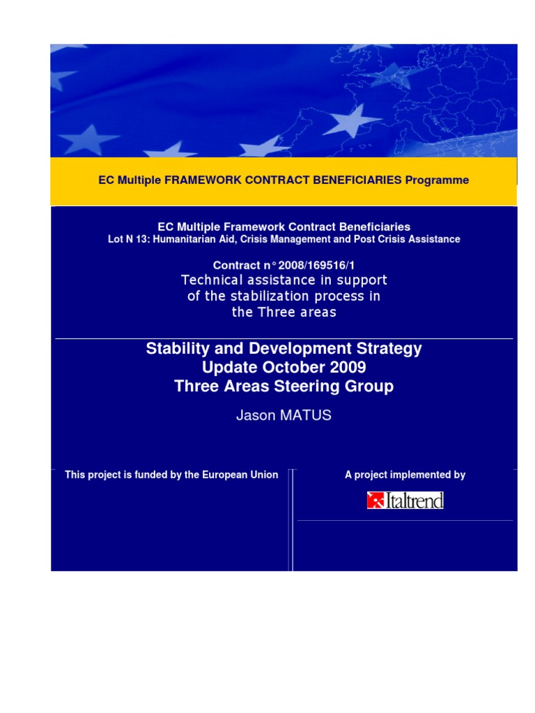 Stability and Development Strategy | PDF | Conflict Resolution | Non ...