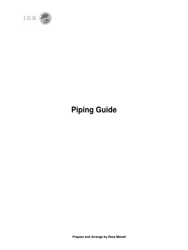 IGS Pipe Guide | PDF | Valve | Pipe (Fluid Conveyance)