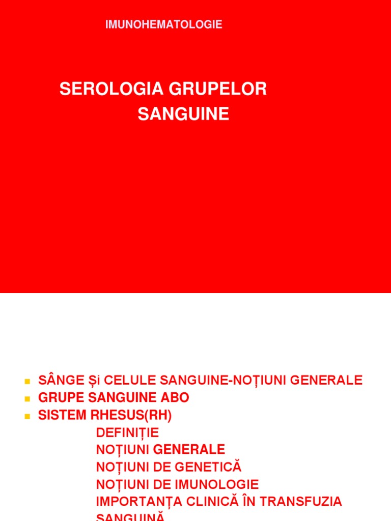 Grupe Sanguine | PDF