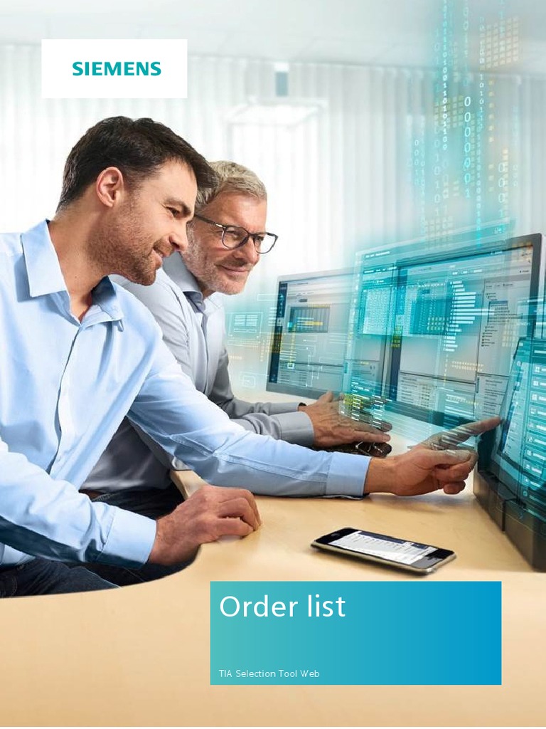 Order List: TIA Selection Tool Web | PDF | Digital Technology ...