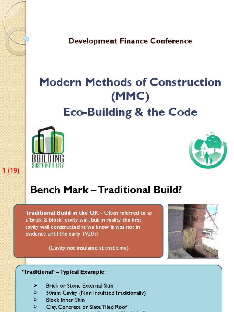 Modern Methods of Construction (MMC) Eco-Building & The Code | PDF ...