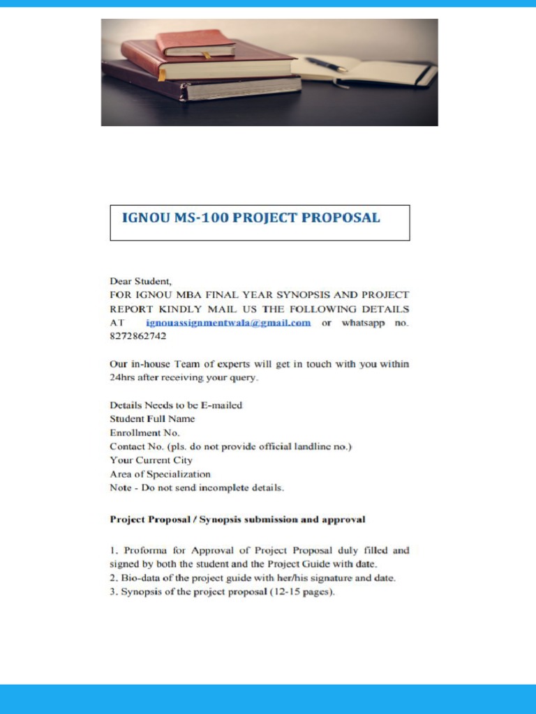 Ignou Ms 100 Project Proposal | PDF