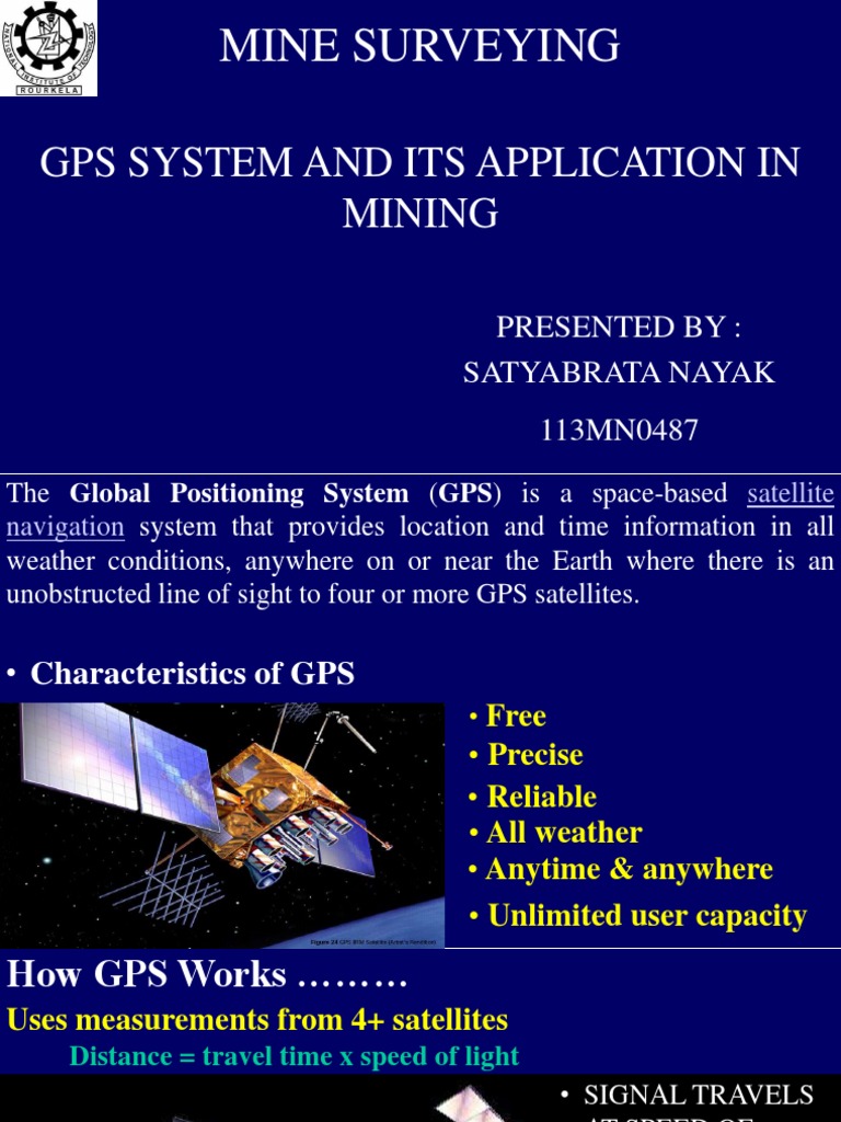 Mine Surveying: Gps System and Its Application in Mining | PDF | Global ...