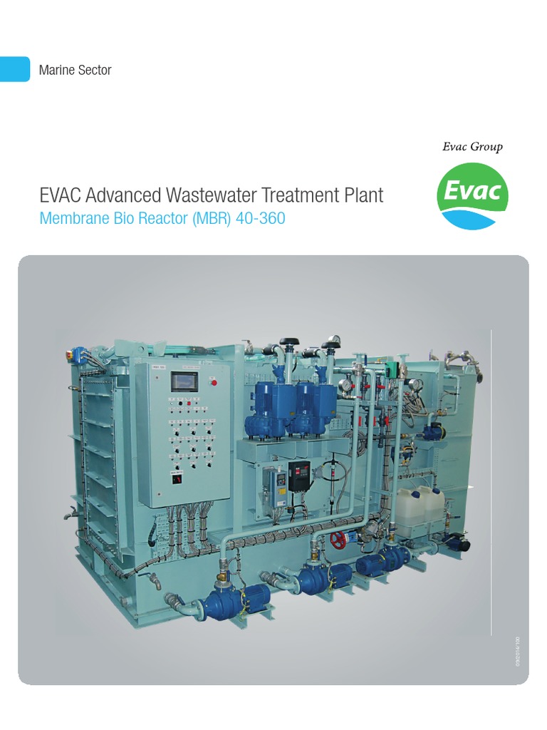 EVAC Advanced Wastewater Treatment Plant: Membrane Bio Reactor (MBR) 40 ...