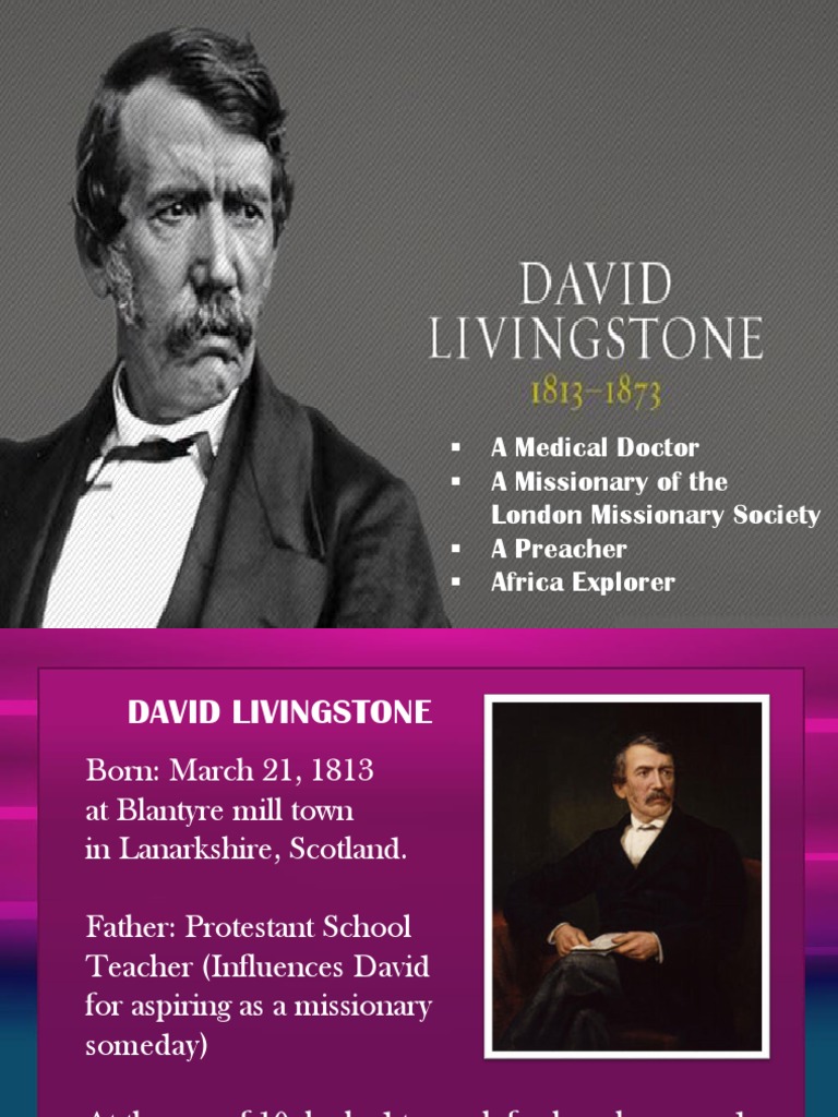 David Livingstone: Missionary and Explorer | PDF | David Livingstone