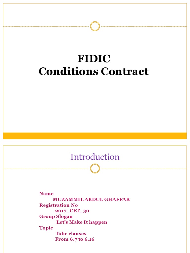 Fidic Clauses 6 | PDF | Personal Protective Equipment | Employment