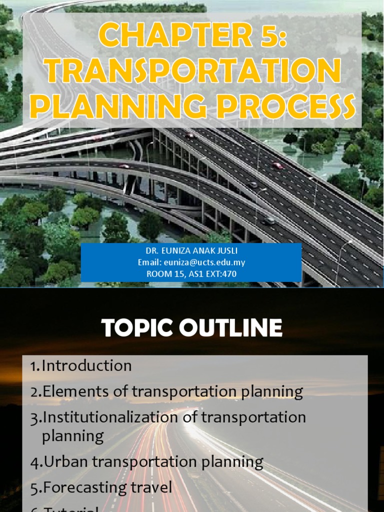 Chapter 5 - Transportation Planning Process | PDF | Traffic | Transport