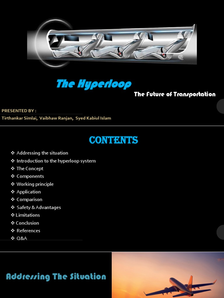 The Hyperloop: The Future of Transportation | PDF | Hyperloop | Vehicles