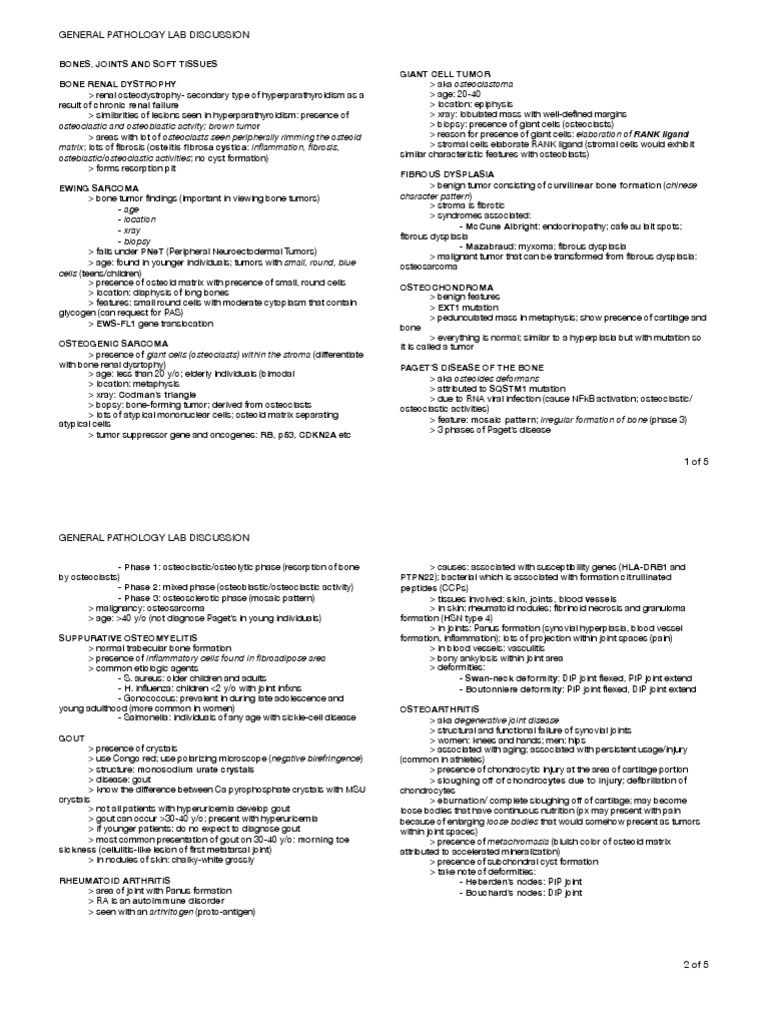 Bones, Joints, Soft Tissues and Cns | PDF | Bone | Astrocyte