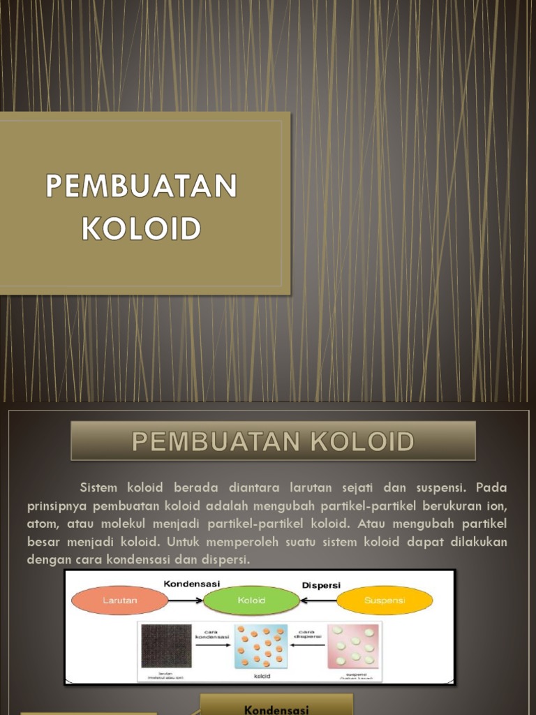 PEMBUATAN Koloid | PDF