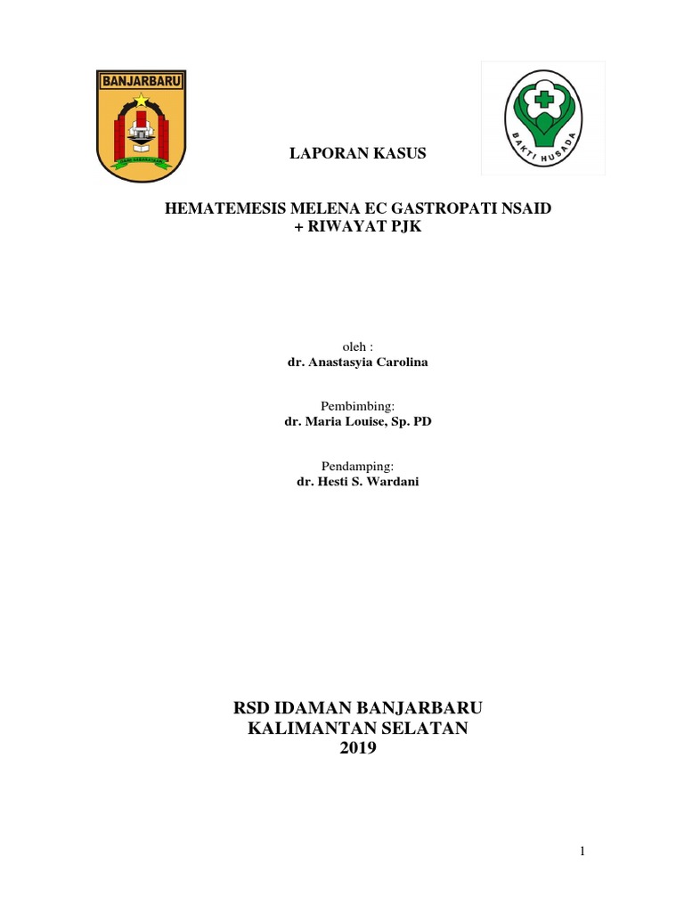 Lapsus Hematemesis Melena | PDF