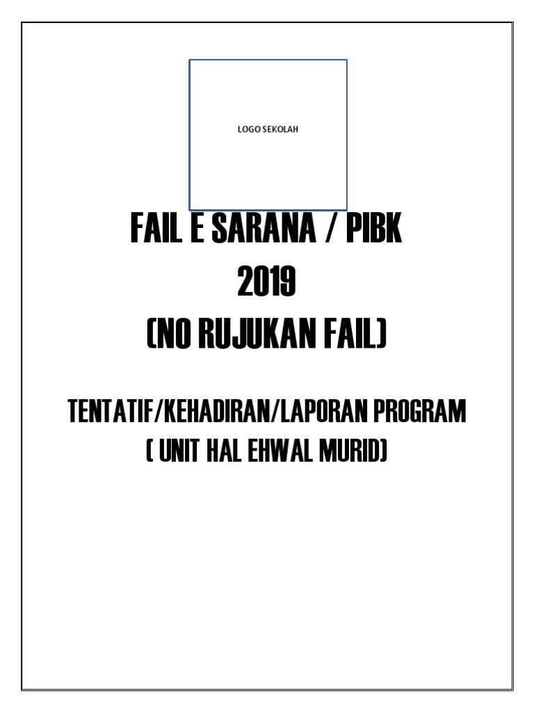 Contoh Maklumat FAIL E SARANA 2019 | PDF