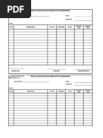 Formato Vale de Entrada de Mercancia de Almacen | PDF