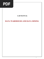 Weka-: Data Warehousing and Data Mining Lab Manual-Week 9 | PDF | Graphical User Interfaces ...