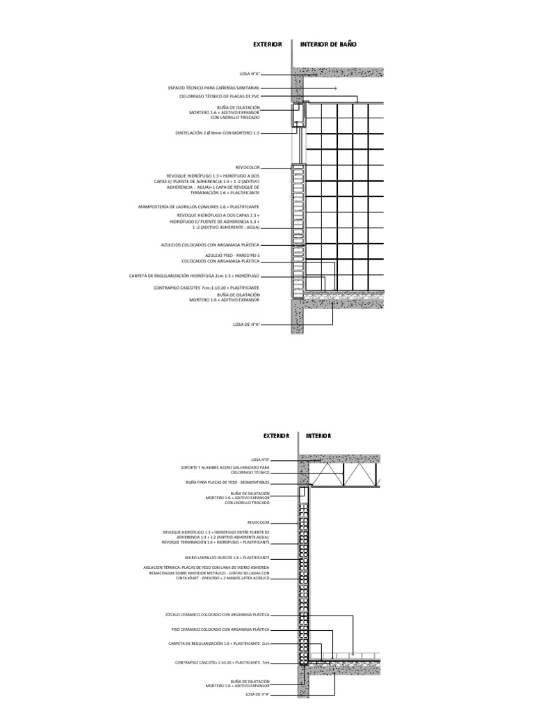Detalles Constructivos PDF | PDF | Pintar | Hormigón