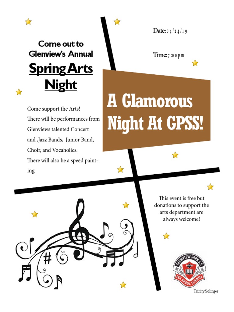 Gpss Arts Night Flyer | PDF