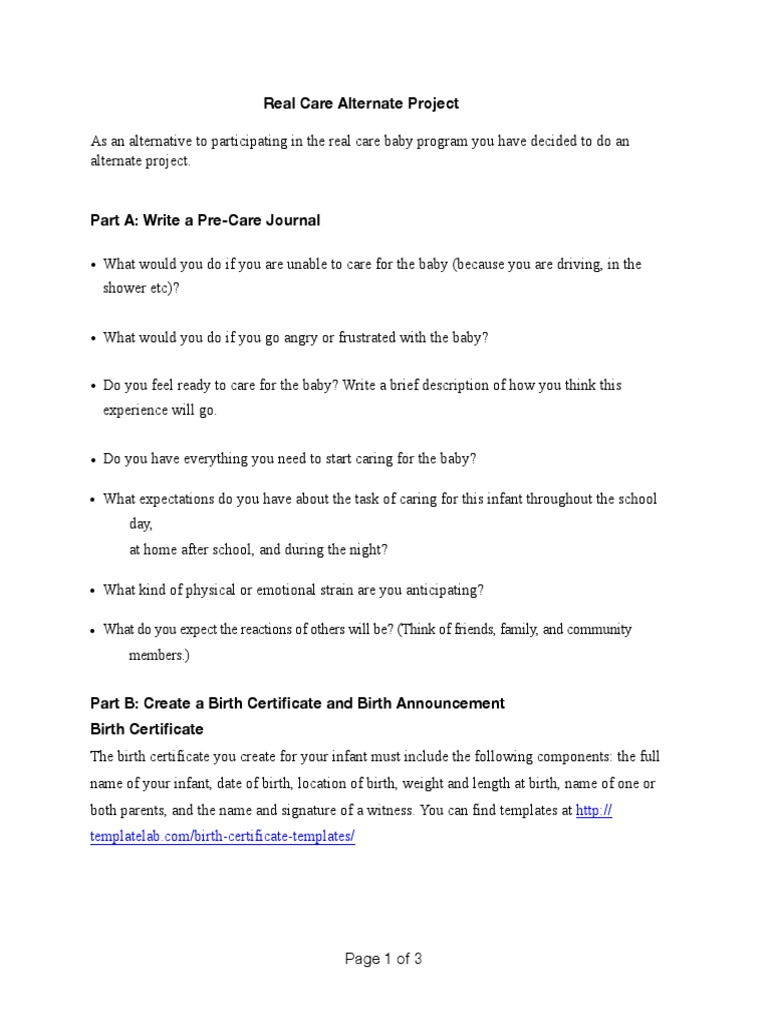 Teen Parenting Simulation Task | PDF | Interview | Communication