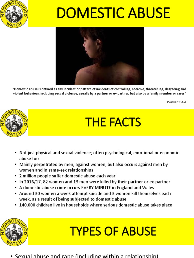 Domestic Abuse Presentation 3 | PDF | Domestic Violence | Female ...