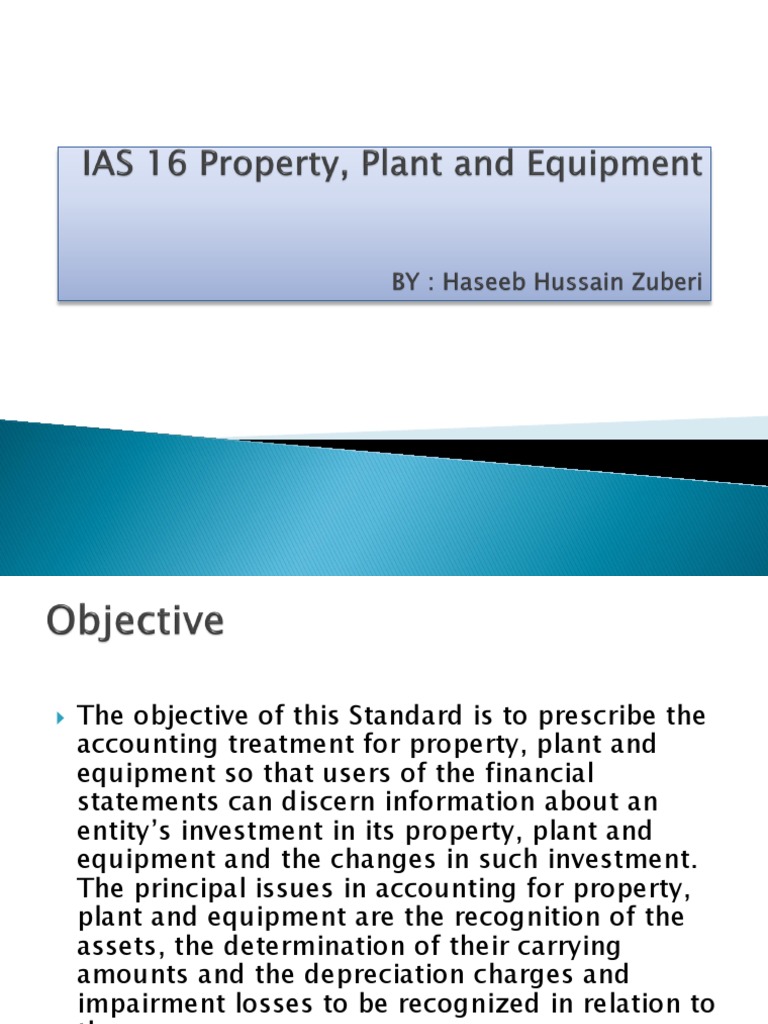 Ias 16 Notes | PDF | Income Statement | Depreciation