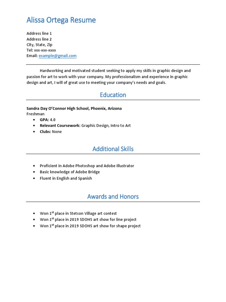 Alissa Ortega Resume: Education | PDF | Applied Psychology | Communication