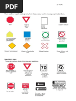 DMV Learner's Permit Questions | PDF | Traffic | Intersection (Road)