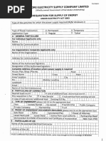KSEB Power Application LT Form | PDF | Electric Power Distribution ...