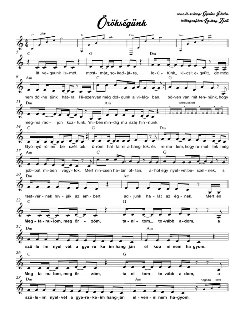 Örökségünk Kotta | PDF