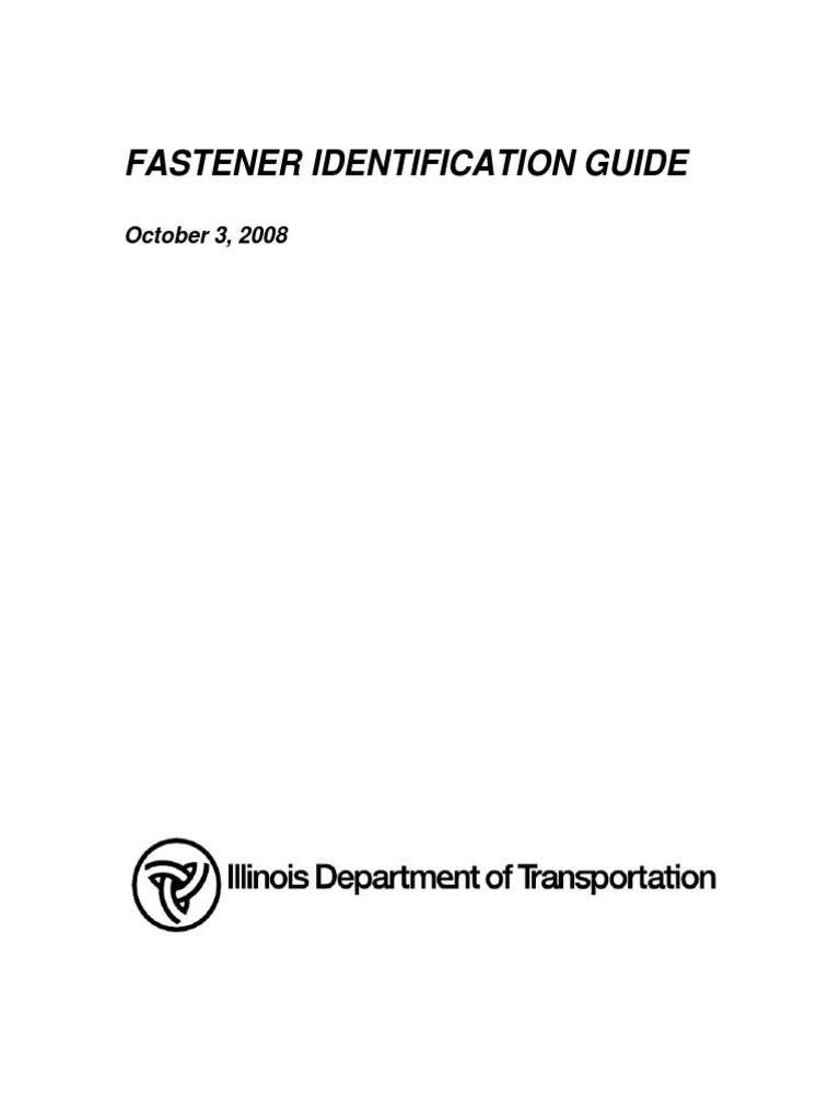 Fastener Identification Guide PDF | PDF | Screw | Building Engineering