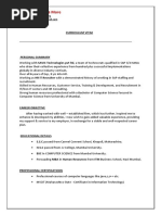 Resume For Gulf Job | PDF | Gulf Cooperation Council | Résumé