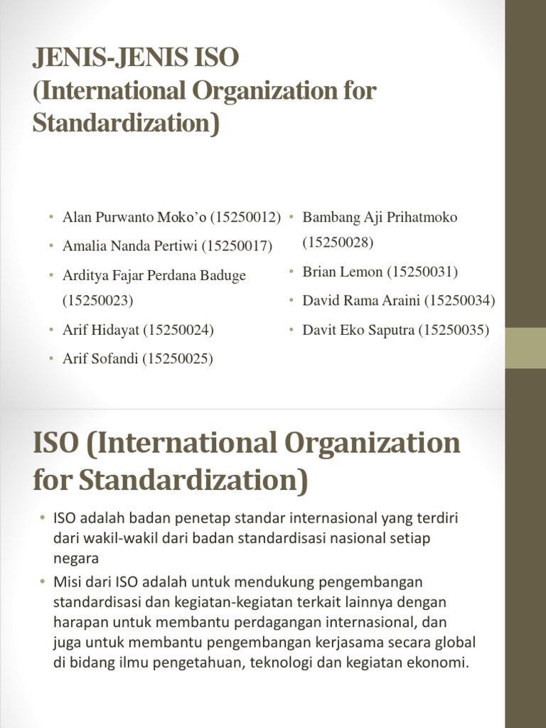 Jenis-Jenis Iso | PDF