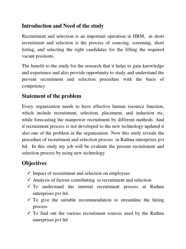 My Synopsis 2019 | PDF