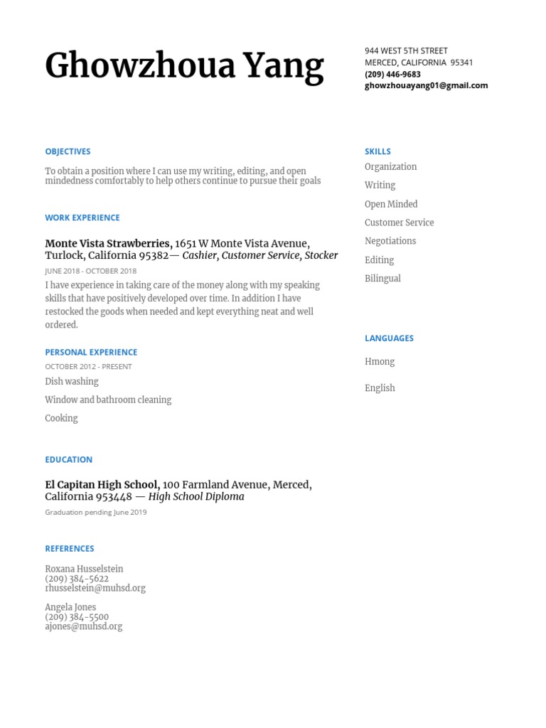 Ghowzhoua Yang: Monte Vista Strawberries, 1651 W Monte Vista Avenue | PDF