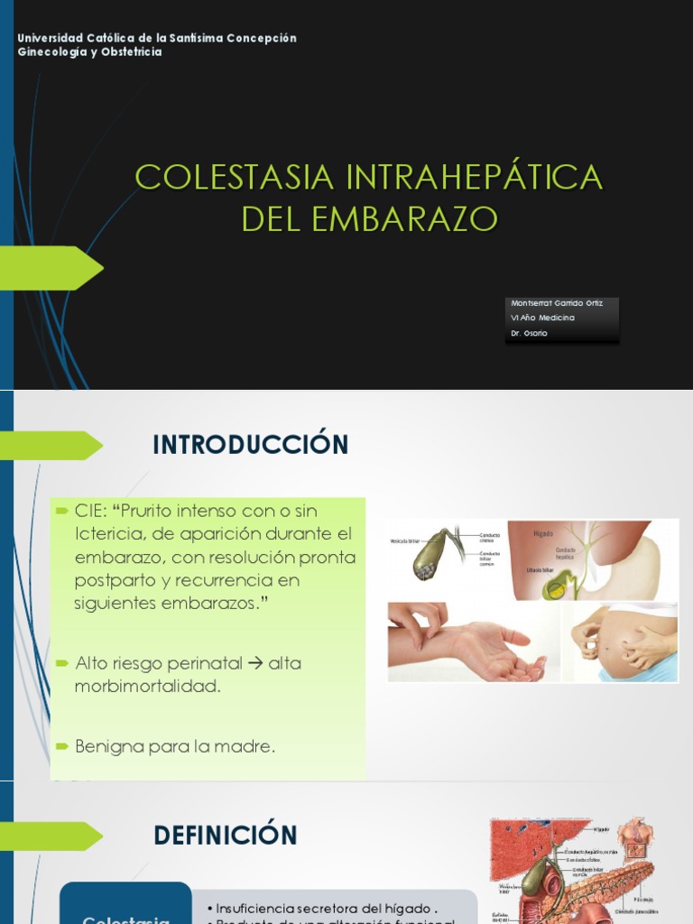 Colestasia Intrahepática | PDF | El embarazo | Parto