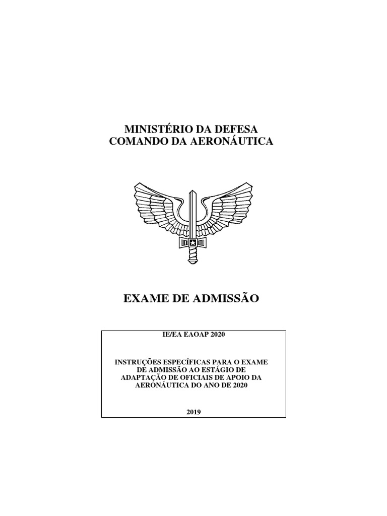 Ie Ea Eaoap 2020 PDF | PDF | Oficial (Forças Armadas) | Gestão de ...