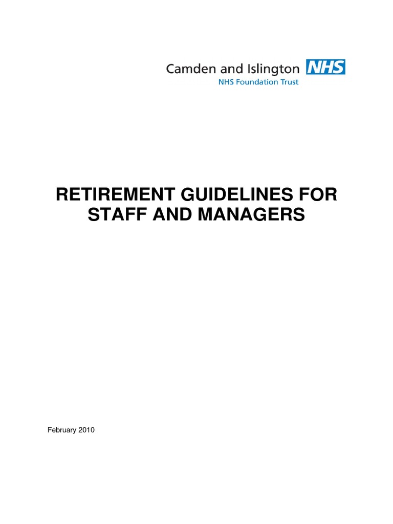 NHS Retirement Guidelines Overview | PDF | Pension | Retirement