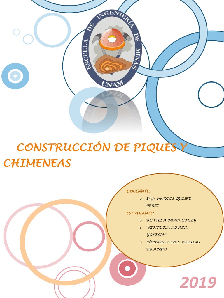 Construcción de Piques y Chimeneas Mineras | PDF | Chimenea | Minería