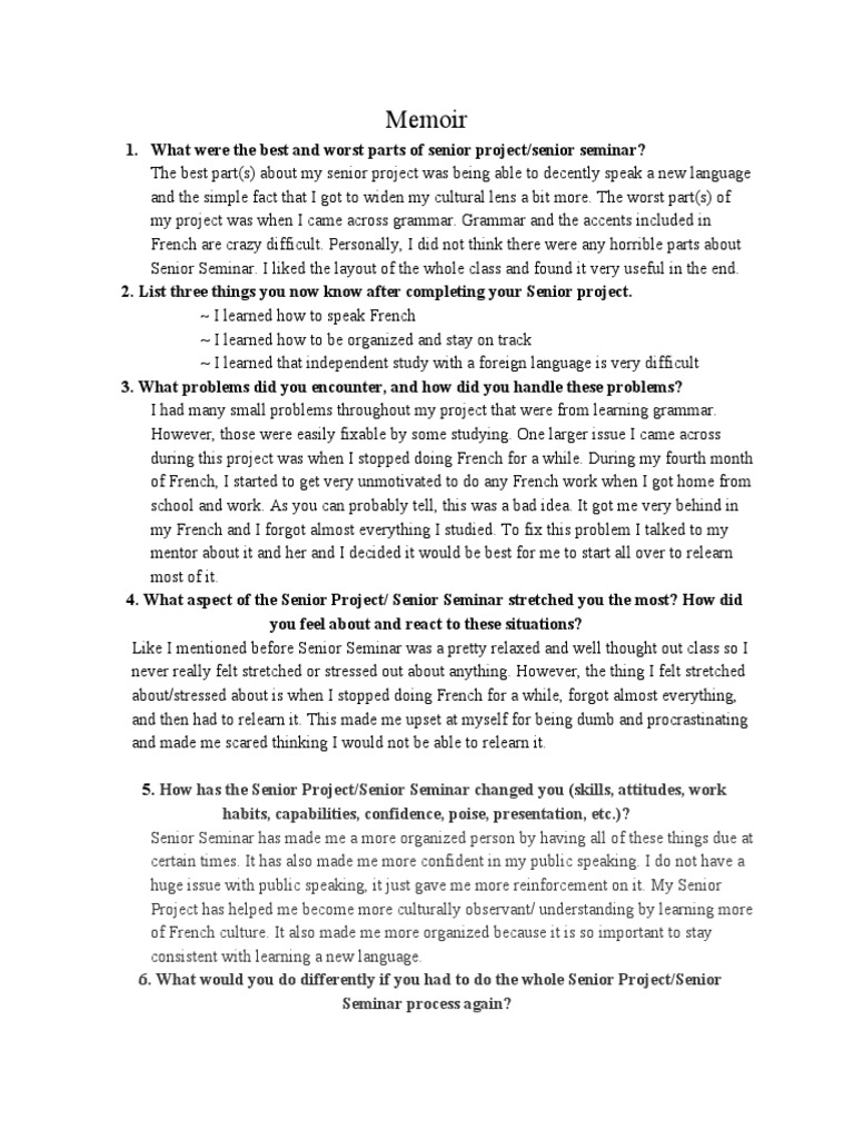 Memoir | PDF | Cognition | Cognitive Science