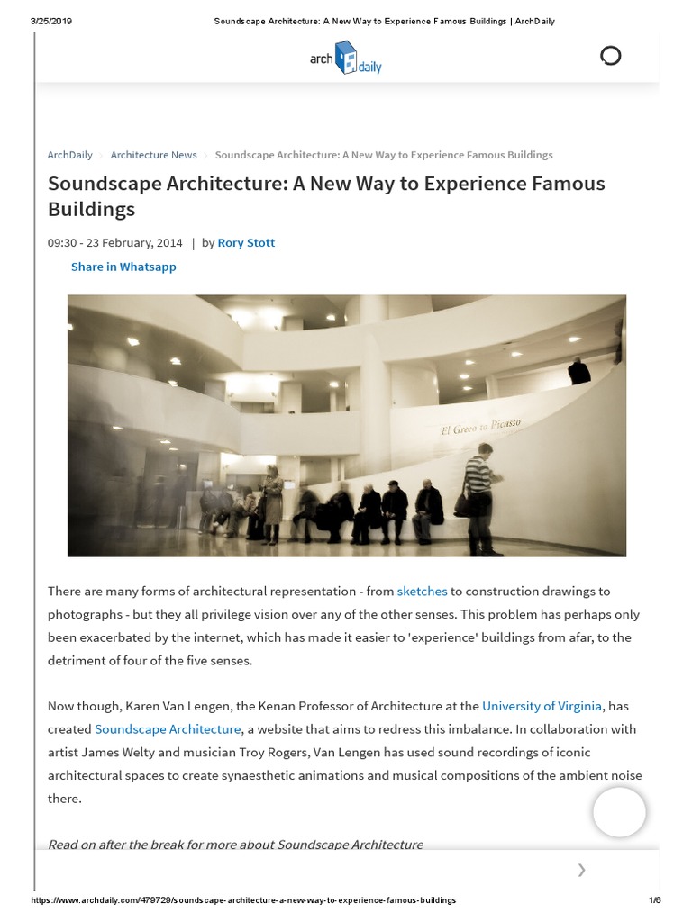 Soundscape Architecture_ a New Way to Experience Famous Buildings ...