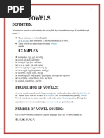 Monophthongs With Examples | PDF | Vowel | English Language