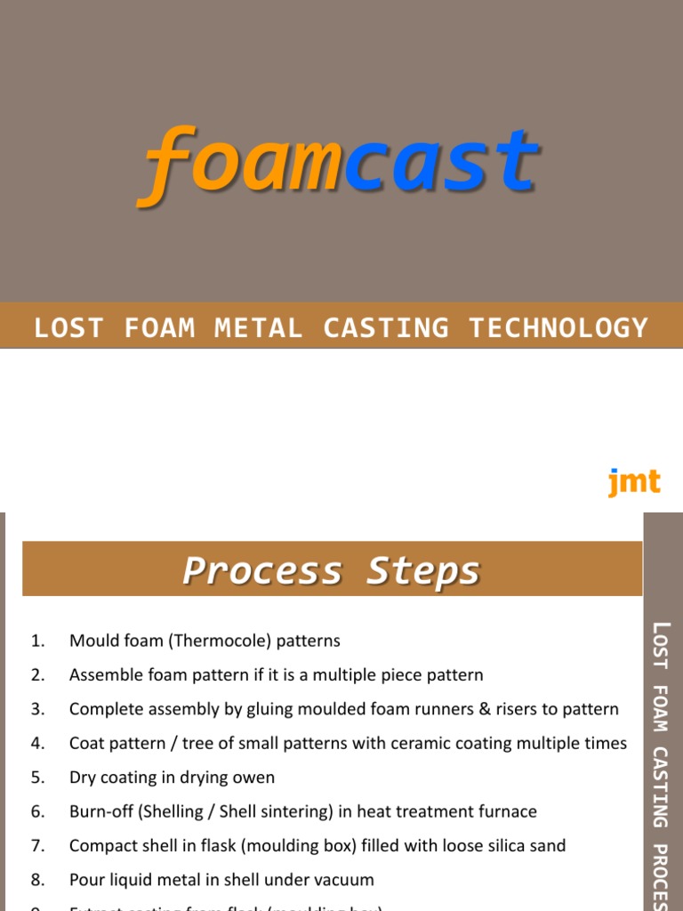 Foamcast Process | PDF | Casting (Metalworking) | Polystyrene